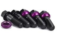 China Titanium Alloy Ti-6Al-4V Wheel Bolts 15-180mm Length with 900-1100 MPa Tensile Strength and Floating Cone Seat for sale