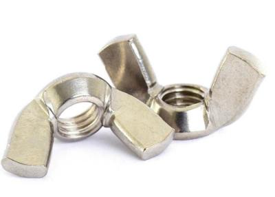China Stainless Steel Butterfly Wing Nut DIN314 M6 M10 with Class 8.8 and 10.9 Bolt Compatibility for sale