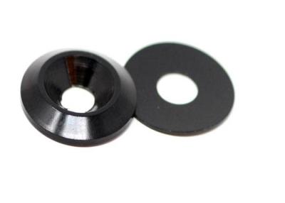 China M5 M8 Black Zinc Plated Aluminum 6061 6063 Washer - HRC44-51 Hardness, 2.7 g/cm³ Density for sale