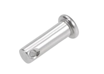 China M8 Stainless Steel Clevis Pins with Small Head Hole Circlip - ISO 2340 Compliant, 3-100mm Diameter Range, Corrosion Resistant for sale