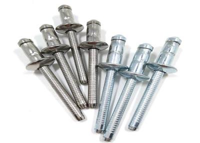 China Steel Q235 Galvanized Pop Rivets 1.5mm Installation Clearance for Shipbuilding and Industrial Applications for sale