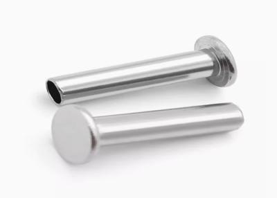China 12.9 Carbon Steel Zinc Plated Flat Head Semi Tubular Rivet DIN7338 High Strength Fastener for sale