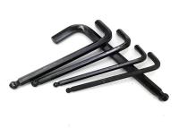 China 12mm Galvanized Steel L-Type Ball Head Hex Allen Key Spanner with Black Oxide Coating for Industrial Use for sale