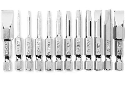 China Alloy Steel CRV S2 Hex Head Screwdriver Bits 3mm 4mm 5mm 6mm 8mm High Hardness Chemical Resistant for sale