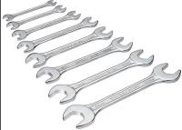 China Custom Mirror Polishing Double Open End Spanner - Alloy Steel Construction with Various Sizes for Professional Repair Tools for sale