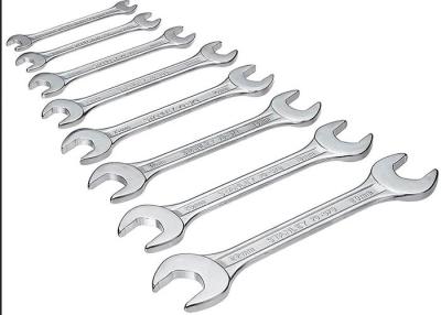 China Custom Mirror Polishing Double Open End Spanner - Alloy Steel Construction with Various Sizes for Professional Repair Tools for sale