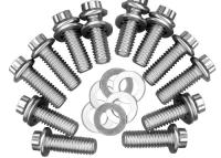 China 12 Point Flange Car Industrial Silver Strength Corrosion Resistant Metal Bolts for sale