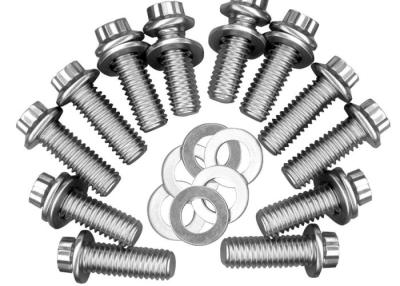 China 12 Point Flange Car Industrial Silver Strength Corrosion Resistant Metal Bolts for sale