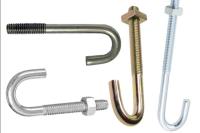 China M8 M16 Brass  L & J Hook Bolt with nut washer T1 T2 T3 Metal bolts Brass plating for sale