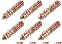 China SS304 316 m10 silver stainless steel solar hanger bolt with nut and washer for sale