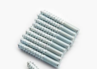 China 3/8 Inch Double Hanger Bolts Silver/Colorful Zinc Plated Hanger Bolts for sale