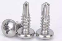 China 1/4 5/16 ASTM A193 A194 Round head slotted Self Tapping metal Screws SUS304 SUS316 A2-70 A4 for sale