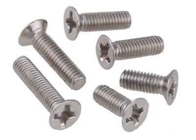 China M3 M4  Stainless steel Slotted Flat & CSK Head Machine Metal Screw SS304 SS316 A2 A4-80 for sale