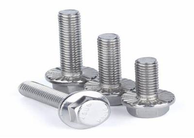 China M5 M6  Stainless Steel SUS304 SUS316 Serrated Hexagon Head Flange Metal Bolt DIN6921 for sale