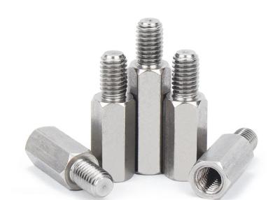 China M4 M6 Stainless Steel Male And Female Hexagon Head Standoff ASTM B8 B8M B8T A453 single studs for sale
