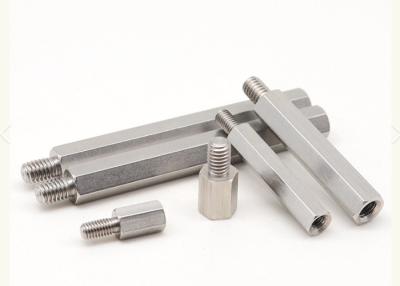 China Stainless Steel Male And Female Hexagon Head Standoff  Plain Polishing Passivate single studs for sale