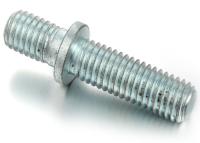 China Steel Gr4.8 8.8 Galvanized Zinc  Stud Threaded Bolt Double End Studs With Washer DIN938 for sale