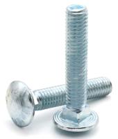 China M12 M16 Carbon Steel Zinc Plated Carriage Bolt Mushroom head Square Neck DIN603 for sale