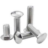 China Stainless Steel A2-70 A2-80 A4-70 A4-80 Round Head Carriage Bolts DIN603 for sale