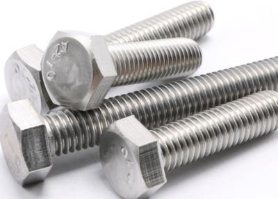 China Stainless Steel 904L Hex metal Bolts Available in Various Sizes 5/8”-11 Anodized Finish Corrosive Environments for sale
