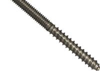 China Grade 4.8 8.8 10.9 12.9 Hanger Bolt Carbon Steel Galvanized White Blue Yellow Zinc Plated for sale