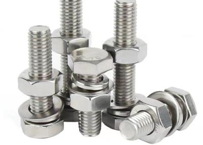 China 3/8 1/2 ASTM A193 A194 Hex Heavy Duty metal Bolt Nut Washer B7 B8 GR 8 8M ASME B16.5 for sale