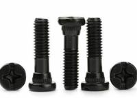 China Black Carbon Steel Shoulder Metal Bolts Phillips Slotted Curly Shoulder Bolts In 1/6 8/12 1 for sale