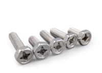 China SS304 401 Stainless Steel Hex Metal Bolts with Nuts Washers Superior Corrosion Resistance for sale