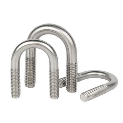 China M10 Class A B C Carbon Steel Zinc Coated Round Bends U Metal Bolt DIN3570 for sale