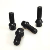 China M12 M16 Carbon Steel Black Oxide Wheel Lug Hug Metal Bolt Screw Iron Steel ASTM 193 B7 for sale