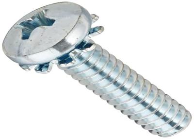 China M5  B7  Carbon Steel Grade 4.8 Cross Recessed Pan Head Screw Assembled With Washer for sale
