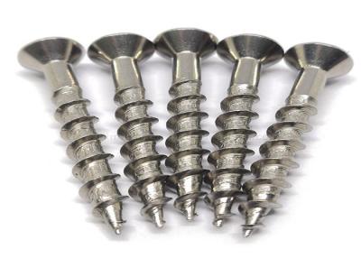 China Titanium Alloy G2 G5 Anodized Cross Recessed CSK Head Wood Screws DIN7997 for sale