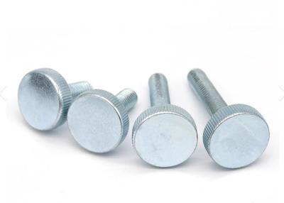China M5 M8 Carbon steel Thumb Screw Galvanized Spade head Thumb screw Blue Zinc coating for sale