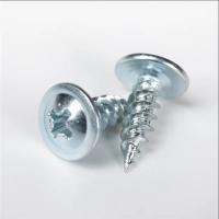 China 4.2 5.2 6.3 Zinc Plated Carbon Steel button Head Custom Wafer Head Drilling Screw for sale