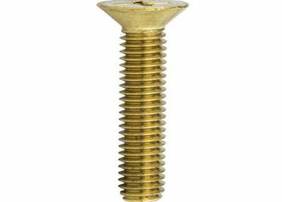 China H59 H62 Yellow Brass Red Copper Phillips CSK Countersunk Head Screw for sale