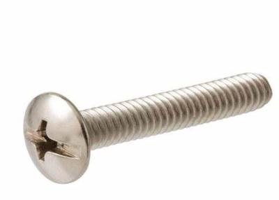China M4 M6  Steel SS304 Slotted Phillips Drive Cross Recessed Truss Head Machine Screw for sale
