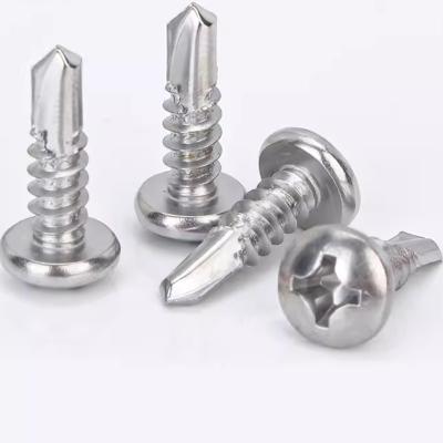 China B8M B8 B7 18-8 Stainless Steel Phillips Pan Cylindrical head Drilling Screws DIN7504 for sale