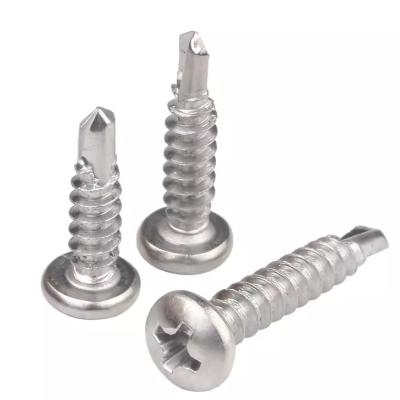 China 4.2mm 30mm Steel ASTM 193 Round Head Drilling Screw Dacromet HDG GEOMET DIN7504 for sale