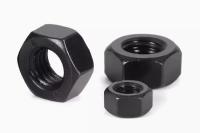 China M12 M20 Carbon steel Hexagon Nuts Grade8.8 Black finishing Metal Nuts Class 8.8 for sale
