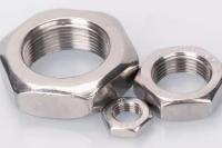 China M5 M6  Stainless steel Hexagon Flange Nuts SS304 SS316 A2 A4-81 Hex Thin Nuts for sale
