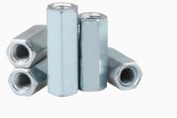 China M4 M16 Carbon steel Galvanised Hexagon extended Nuts Class 4.8 Grade 8.8 Zinc plating for sale