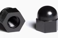 China High-Quality M12 & M20 Nylon Dome Cap Nuts Plastic Acron nuts Custom Black white Nuts for sale