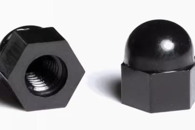 China High-Quality M12 & M20 Nylon Dome Cap Nuts Plastic Acron nuts Custom Black white Nuts for sale