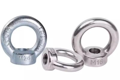 China M5 M8  Carbon steel Galvanized eye Nut Grade8.8 Class 8.8 Customized Zinc Plating Metal nuts for sale