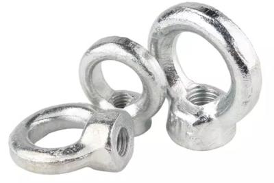 China UNF 7/16'' 1/2'' 9/16'' Carbon steel Galvanized eye Nut Customized Zinc Plating Metal nut for sale
