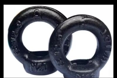China M5 M8 Carbon steel eye Nut Class 4.8 Grade 8.8 Blue white nuts Silver Black finishing for sale