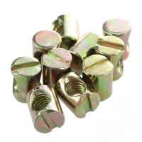 China M5 M10 Galvanized Carbon Steel Slotted Dowel Hole Insert Hammer Nut grade 4.8 6.8 8.8 for sale