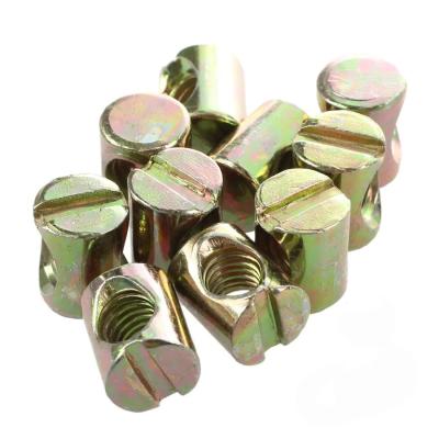 China M5 M10 Galvanized Carbon Steel Slotted Dowel Hole Insert Hammer Nut grade 4.8 6.8 8.8 for sale