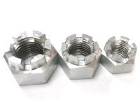China UNC UNF Castle nut M6 M8 M10 Stainless Steel 304 316 Hex Slotted Castle Nuts DIN935 for sale