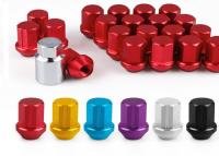 China Metric M12 M14 Grade 5 Grade 2 GR2 GR5 Colorful Anodized Titanium Wheel Lug Nut for sale